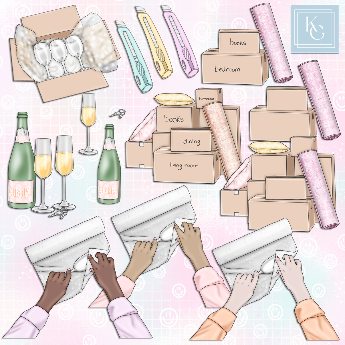 Moving Day // Clip Art – kittenishgirl