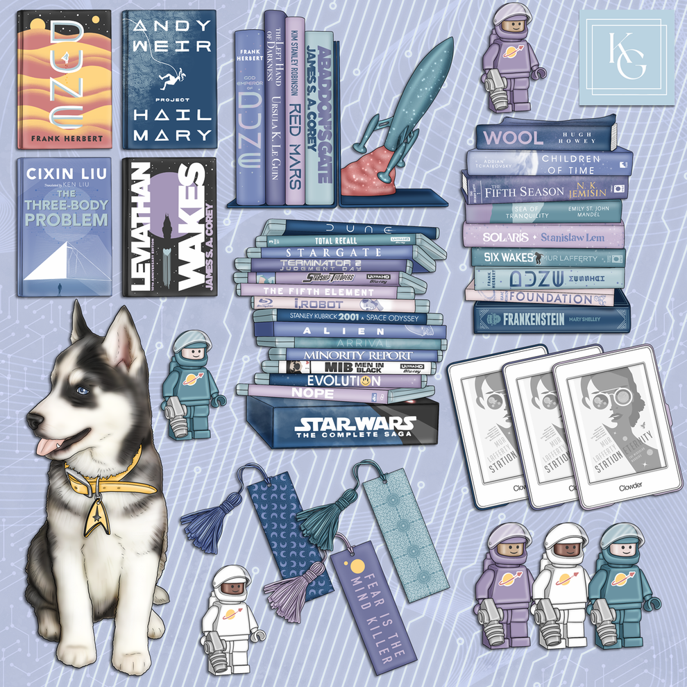 Sci-Fi Fan // Clip Art – kittenishgirl